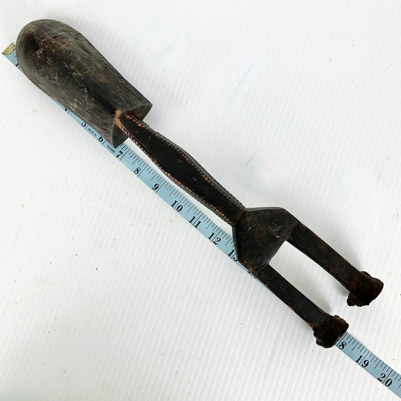 Antique African Tribal Figural Grain Scoop Lg Spoon Hand Carved Wood - Etsy