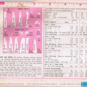 1968 Simplicity Pattern 8072 Girls Sz 7 Fall Double Breasted or Not ...