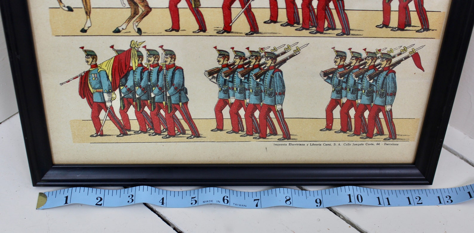 Framed 1800s Spanish Infantry Uniforms Ejercito Espanol - Etsy