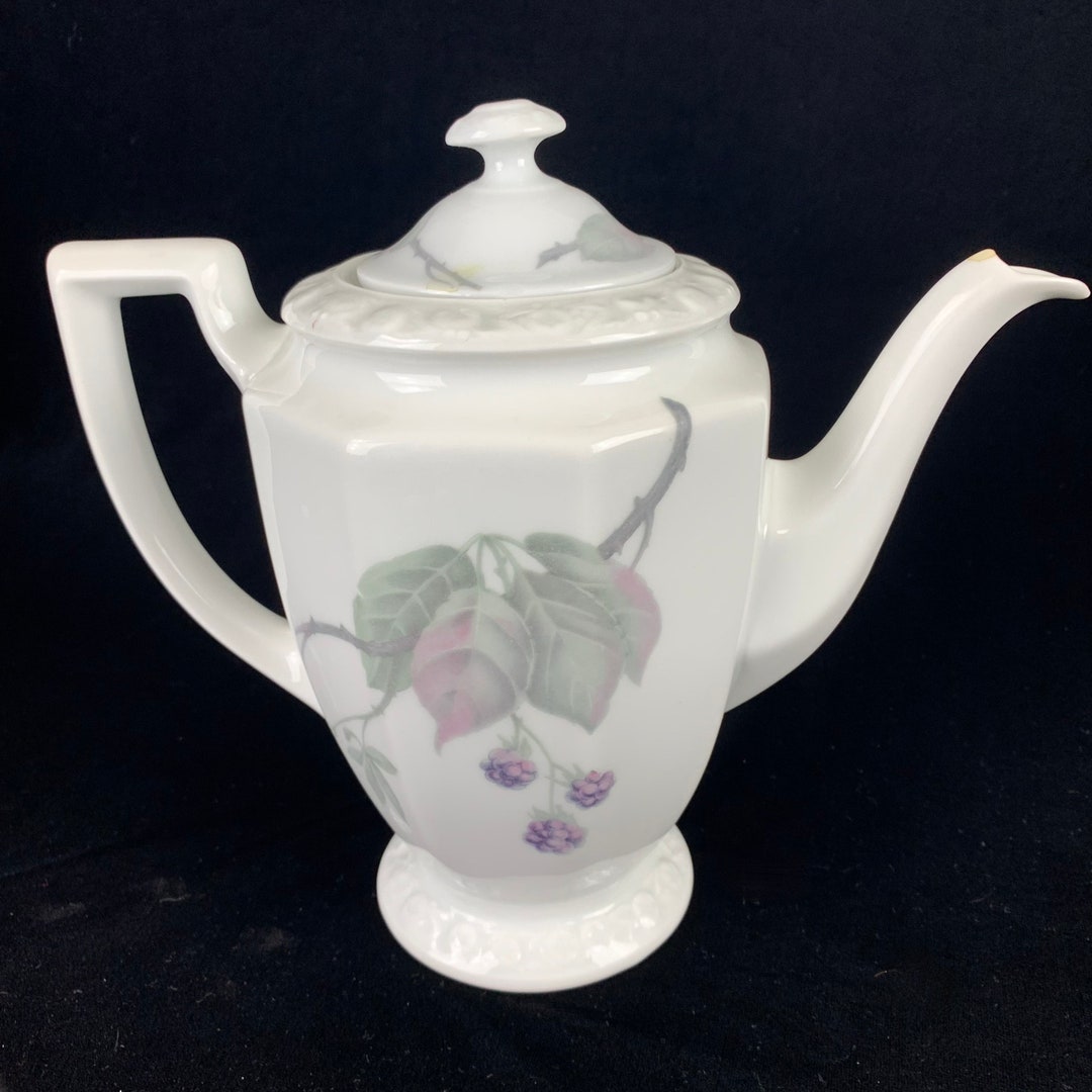 Vintage Rosenthal Maria Tall Teapot W Lid Brombeere Pattern ...