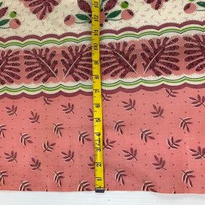 New 1950s Border Cotton Fabric 3.5 Yds for Gathered Skirts Apron ...