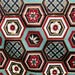 New Quilt Gate Fabric 2 Yards Cotton Japanese Floral in Hexagons Made ...