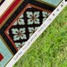 New Quilt Gate Fabric 2 Yards Cotton Japanese Floral in Hexagons Made ...