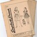 1944 Simplicity Pattern 1211 Little Girls Size 4 Pinafore and Blouse ...