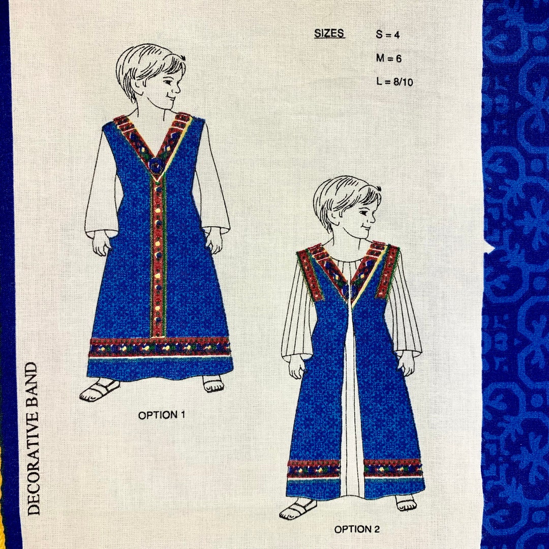 New 1997 Fabric Traditions Wise Men Costume Printed Panel Halloween ...