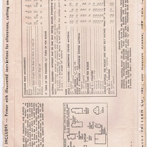 1944 Simplicity Pattern 1211 Little Girls Size 4 Pinafore and Blouse ...
