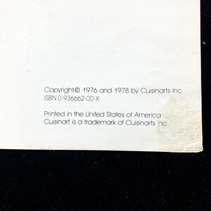 1978 Vintage New Recipes for the Cuisinart by James Beard Carl Jerome ...