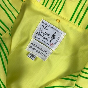 Vintage 1960s the Vested Gentress Shift Dress Size 8 Yellow Green Grass ...