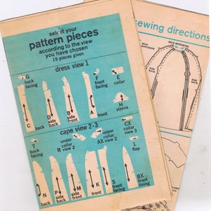 1968 Simplicity Pattern 8072 Girls Sz 7 Fall Double Breasted or Not ...