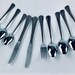 10 Pieces Oneida Needlepoint Beaded Artistry Stainless Steel Flatware ...