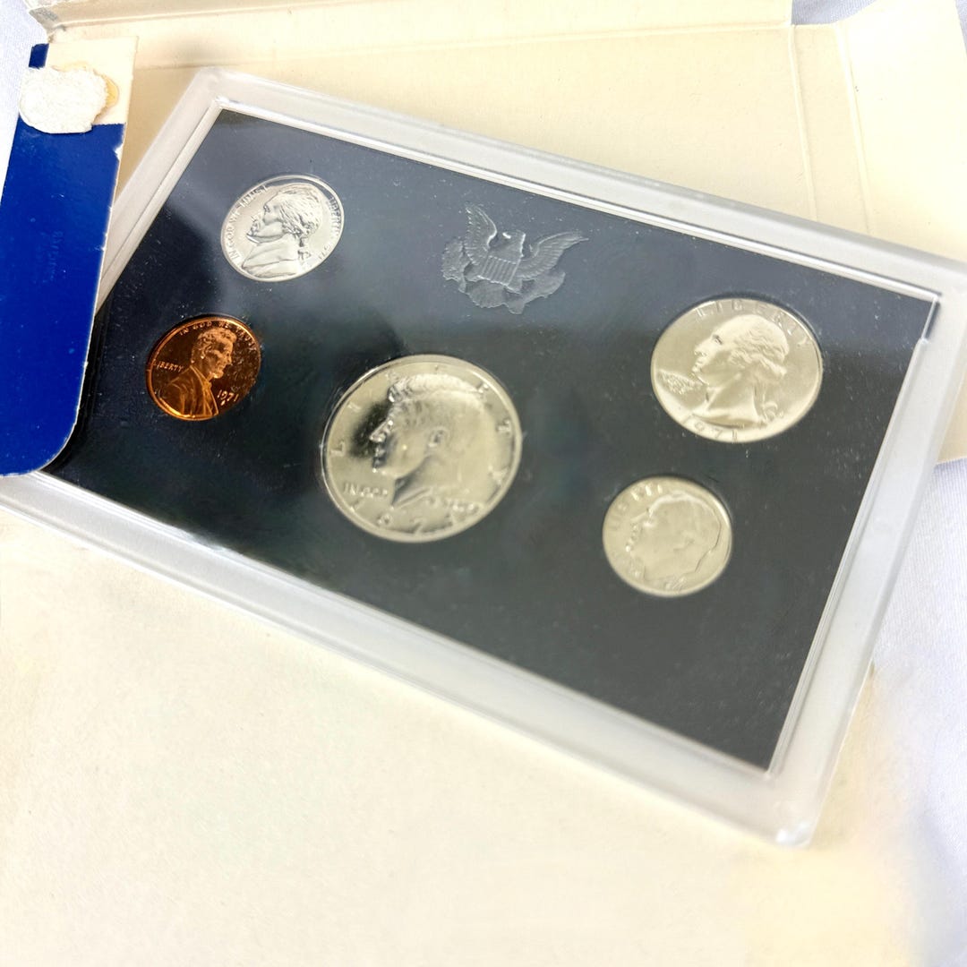 1971 Clad Proof Set U.S. Mint Coins Original Government Packaging OGP ...
