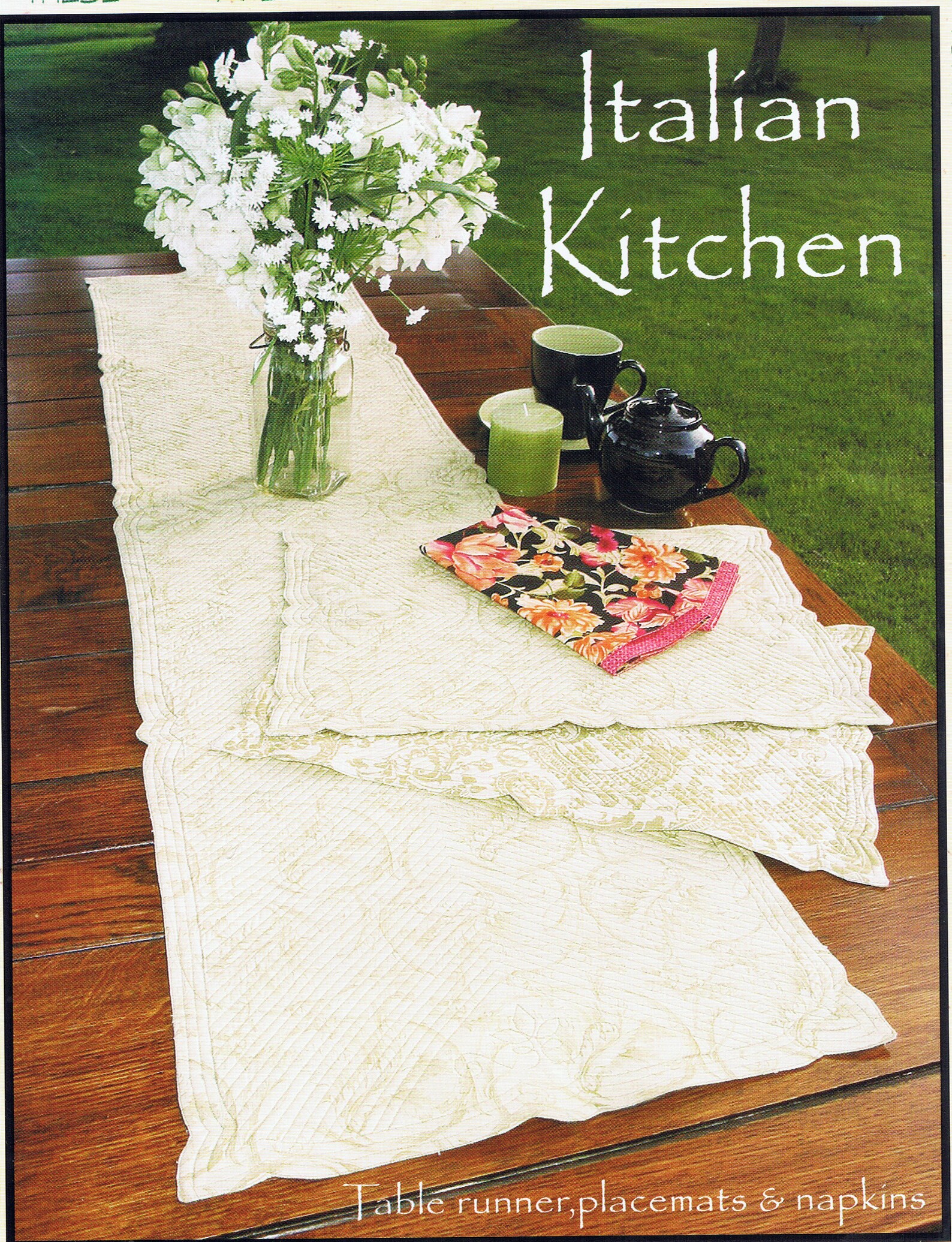 Italian Kitchen Placemats Table Runner Napkins Quilting Tissue | Etsy