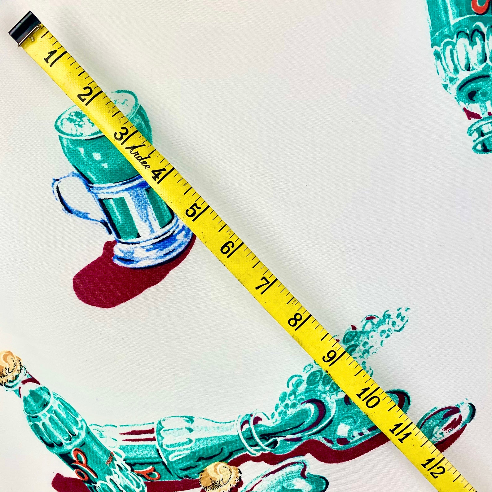 1970s Rockabilly Fabric Gallery Division of Couleur Polyester - Etsy