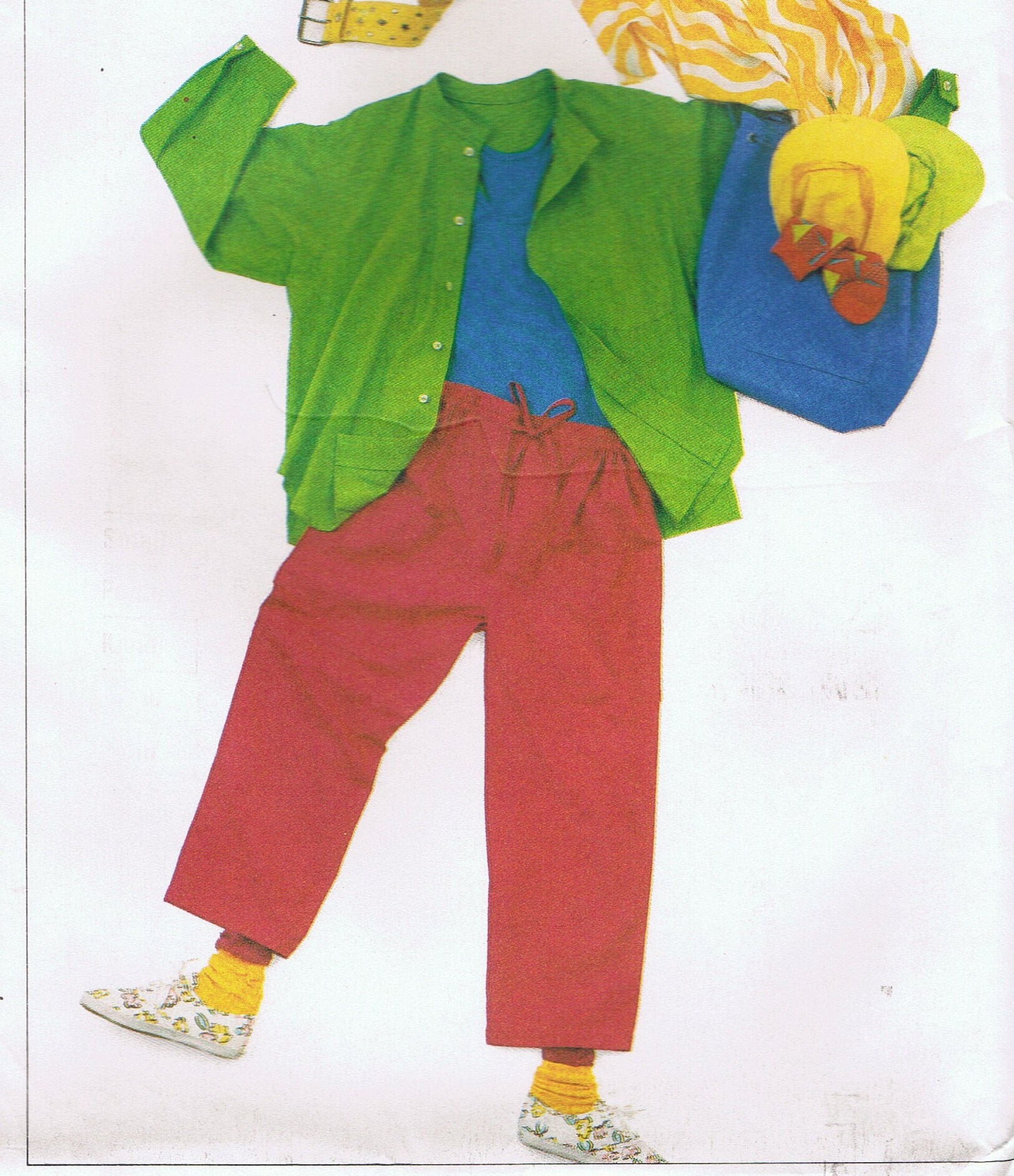 Uncut 1986 Simplicity Pattern 7294 Girls size 7 Loose Shirt | Etsy