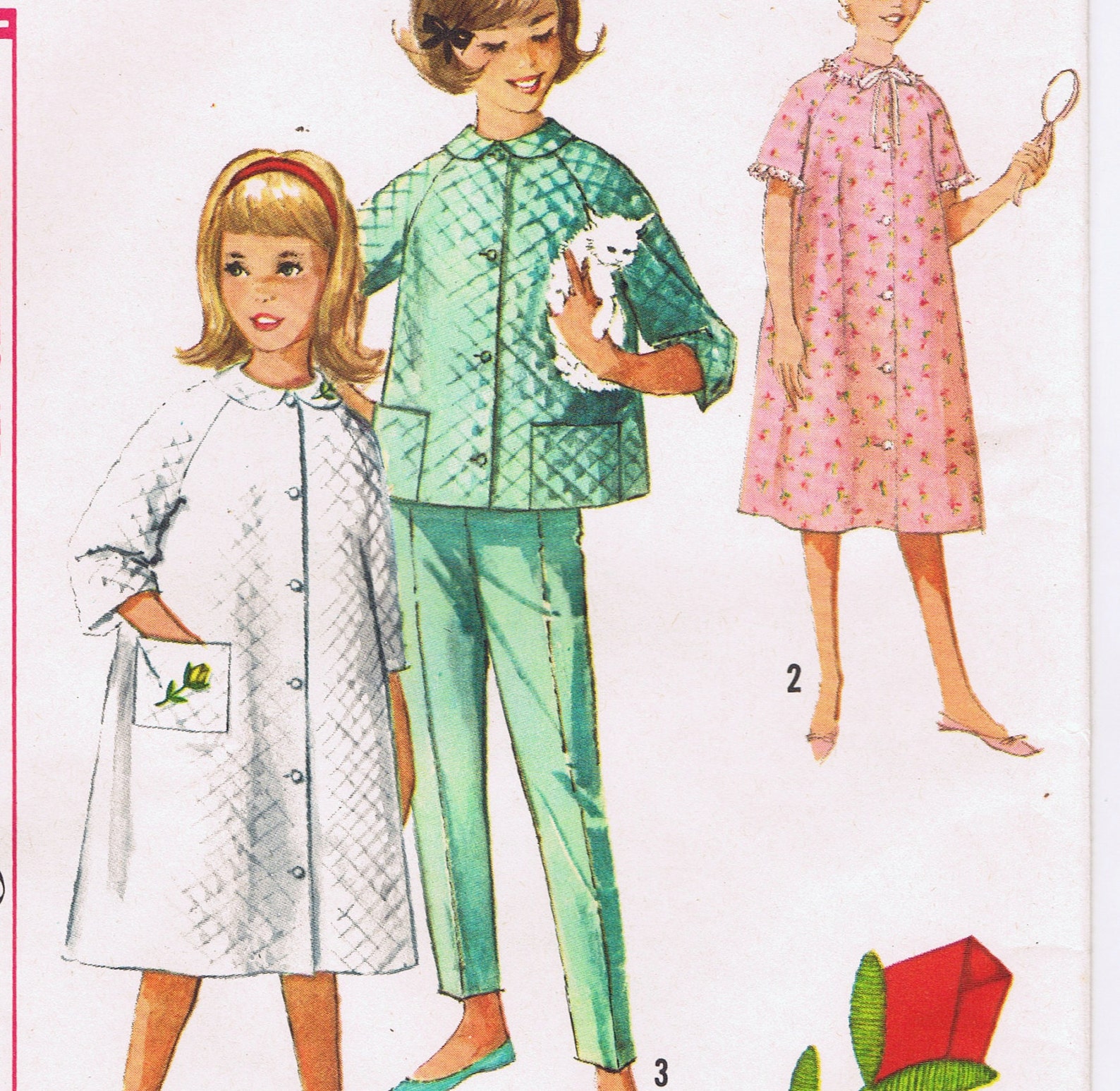 Uncut 1963 Simplicity Pattern 5217 Girls Size 8 Bathrobe House - Etsy