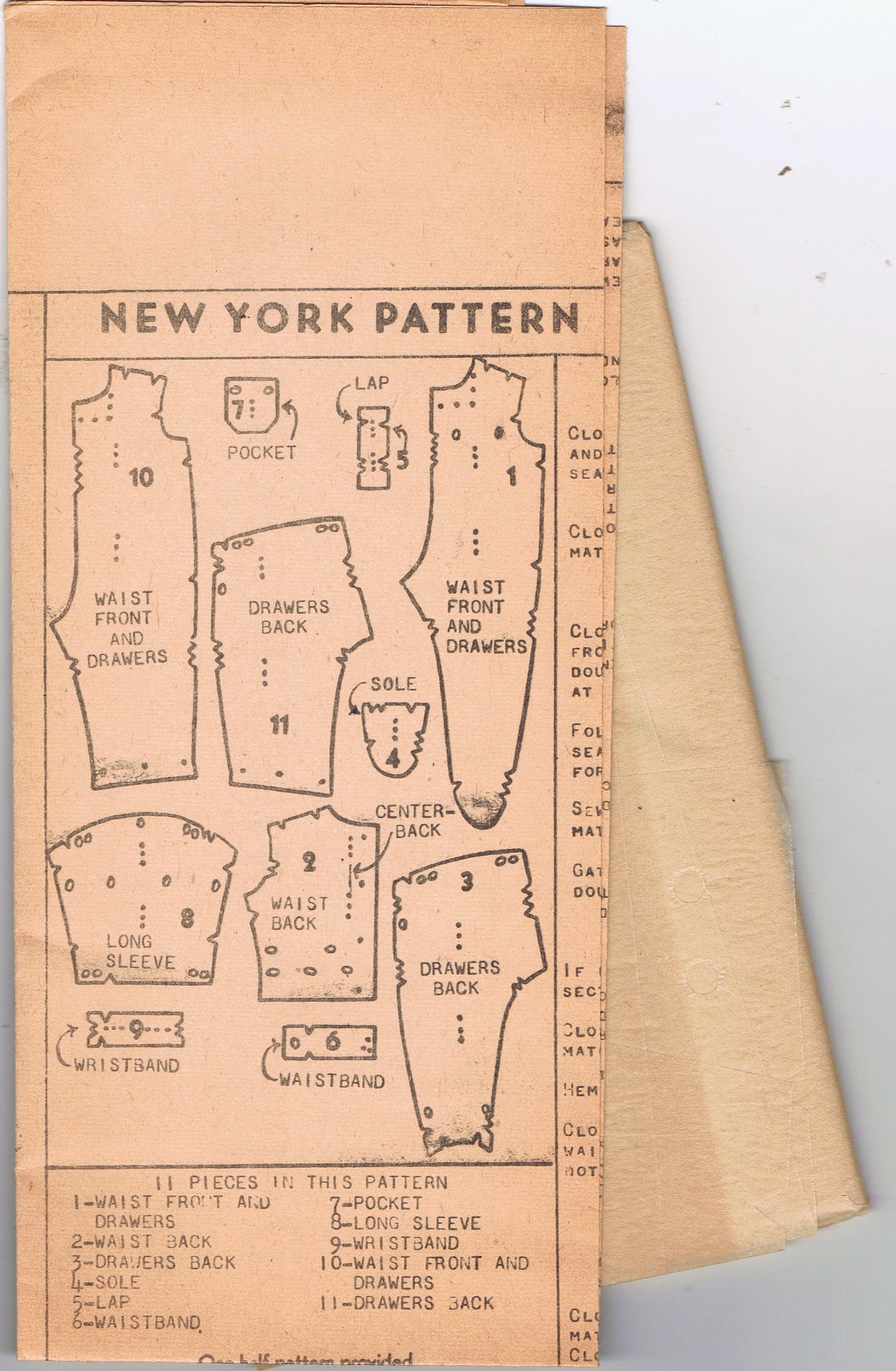 Uncut 1940s New York Pattern 1364 Size 2 Toddler Footed - Etsy Hong Kong