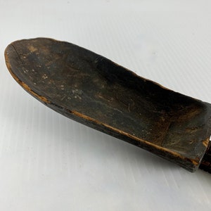 Antique African Tribal Figural Grain Scoop Lg Spoon Hand Carved Wood - Etsy