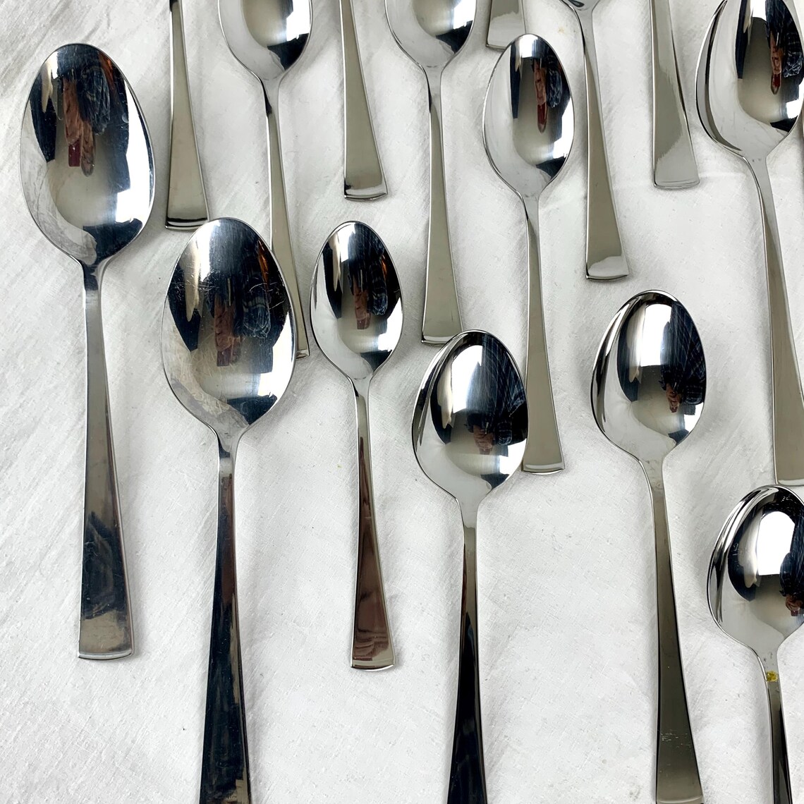 New Old Stock Utica Walco Korea Sonnet Stainless Steel Flatware Lot 27 ...