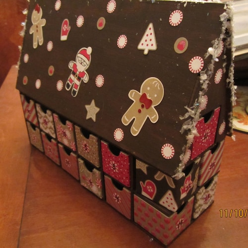 Exploding Box Advent Calendar Digital Cutting File - Etsy