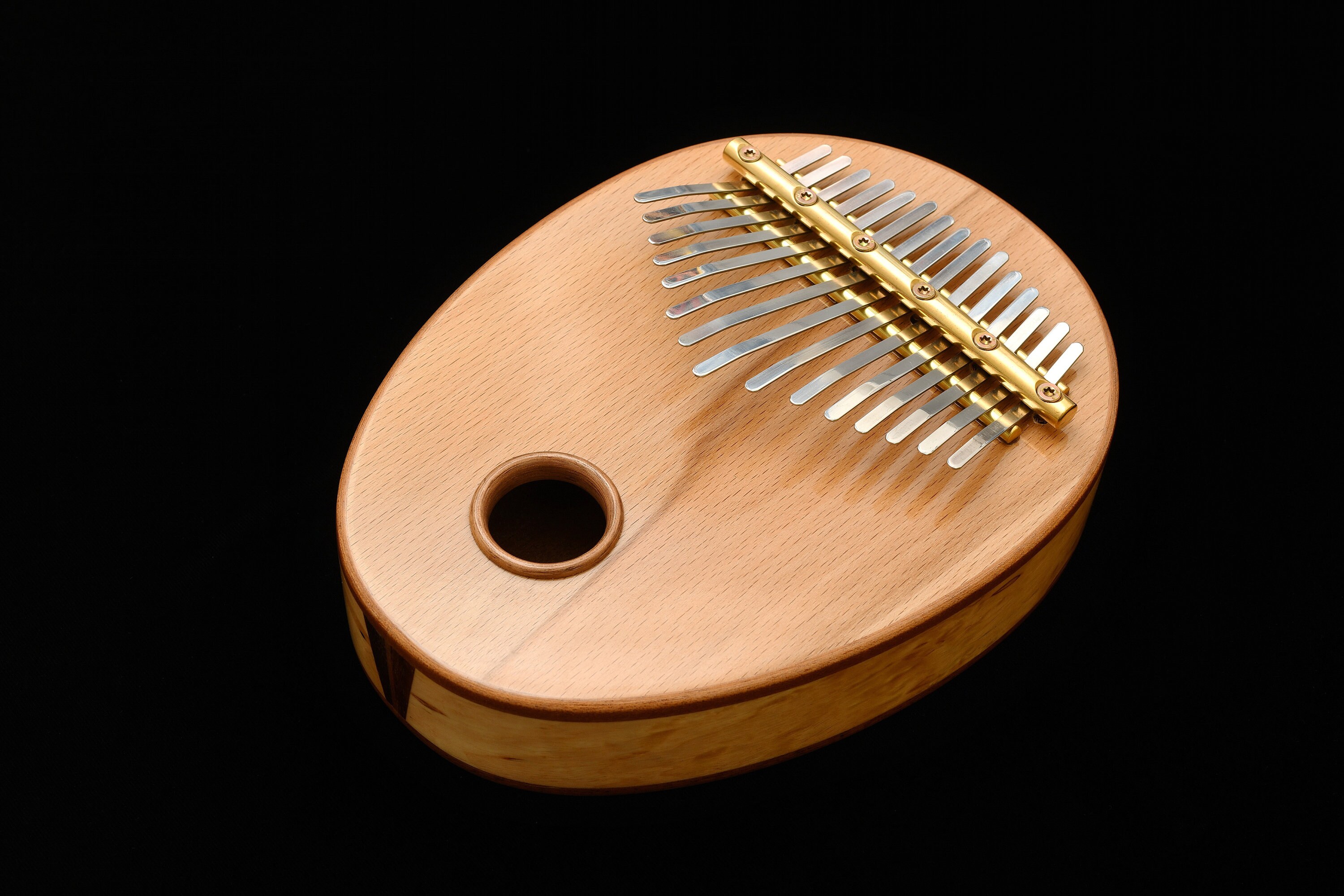 Kalimba / Shamanic 15 Oval / Karelian birch / F Middle Easten | Etsy