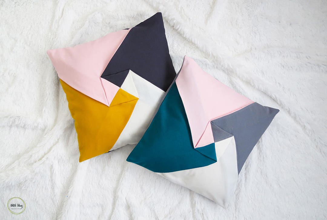 Color Block Pillow Cover PDF Sewing Pattern - Etsy