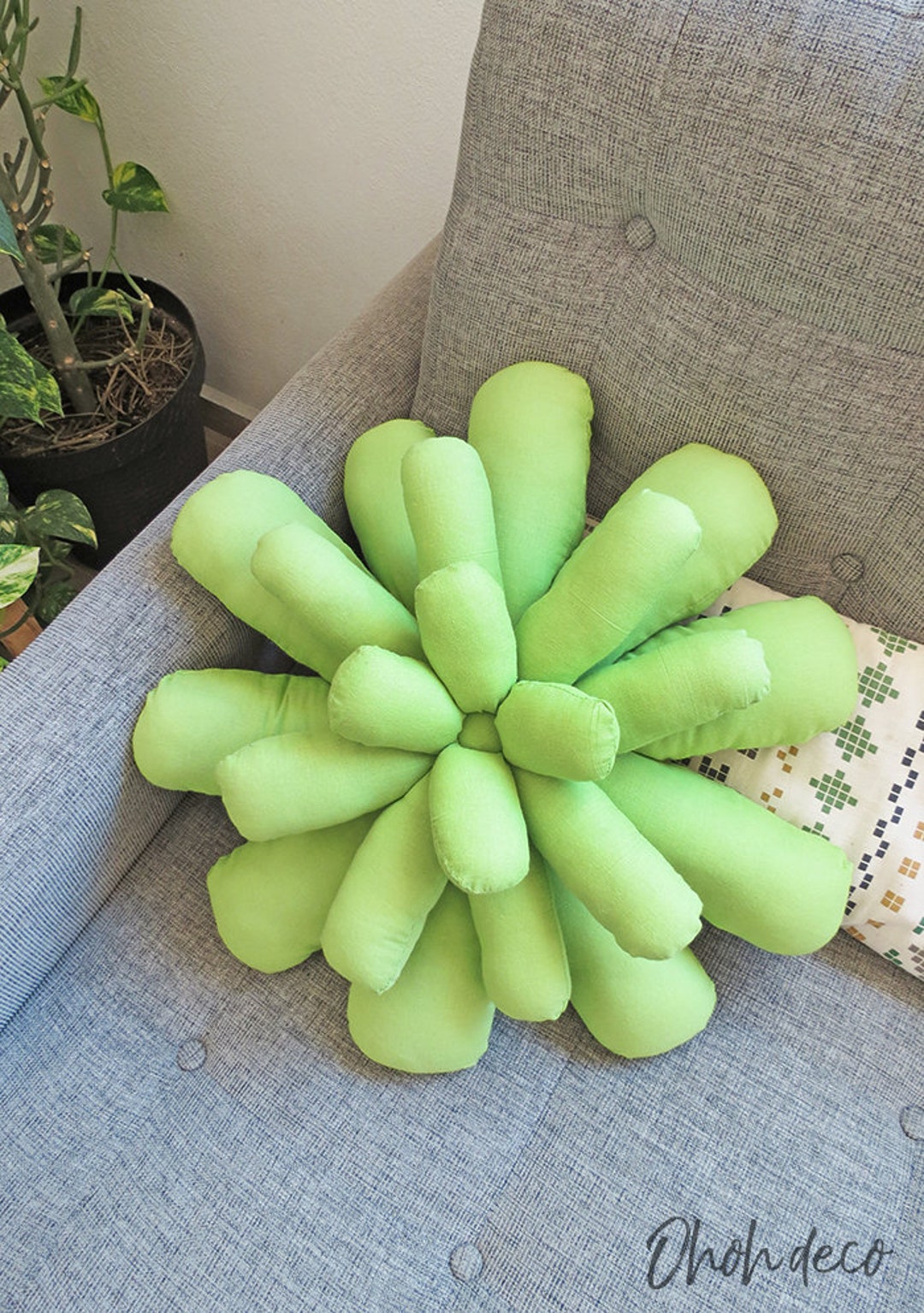 Succulent Cushion PDF Sewing Pattern - Etsy