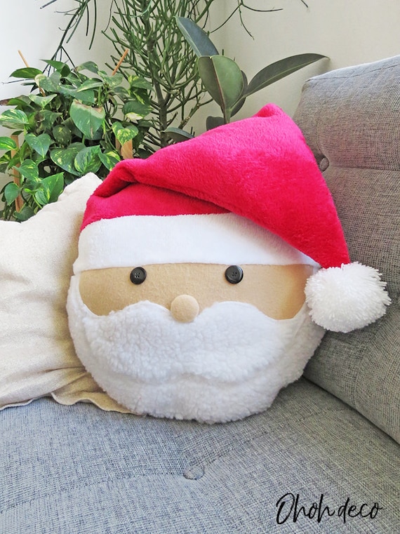 Santa Pillow Christmas PDF Sewing Pattern - Etsy