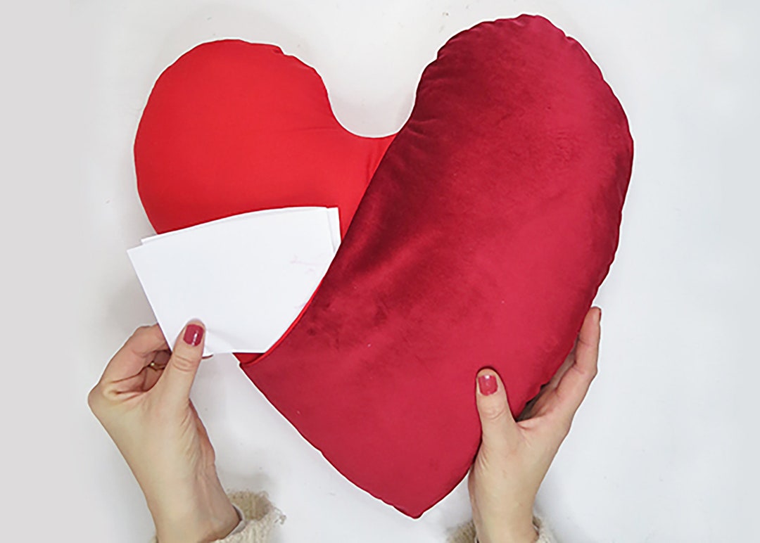 Heart Pillow Sewing Pattern PDF - Etsy