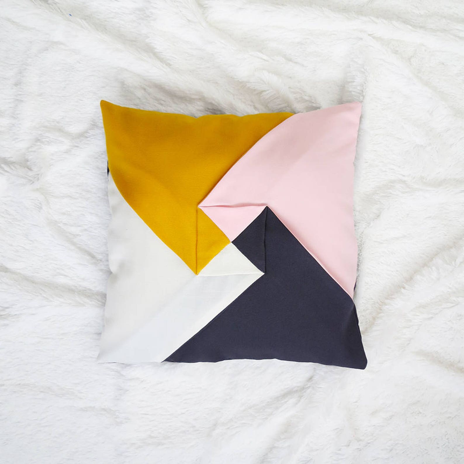 Color Block Pillow Cover PDF Sewing Pattern - Etsy