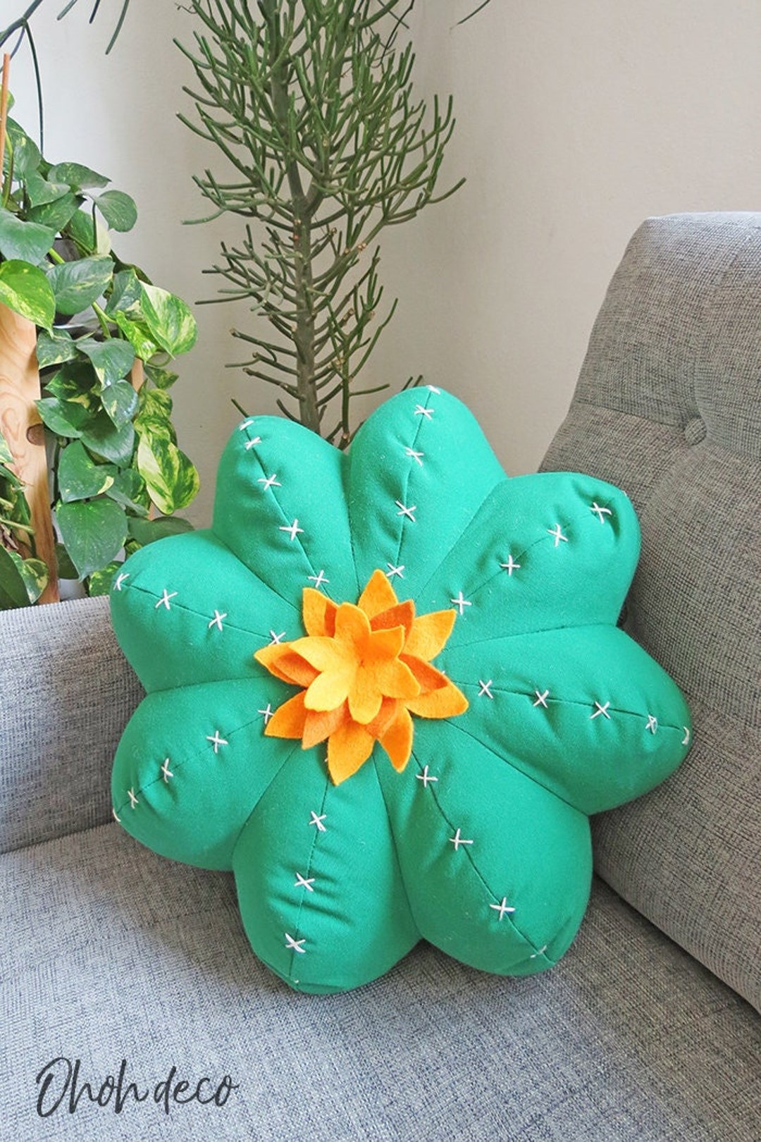 Cactus Pillow Sewing Pattern PDF - Etsy