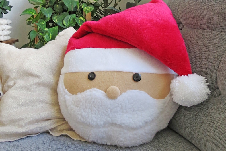 Santa Pillow Christmas PDF Sewing Pattern - Etsy