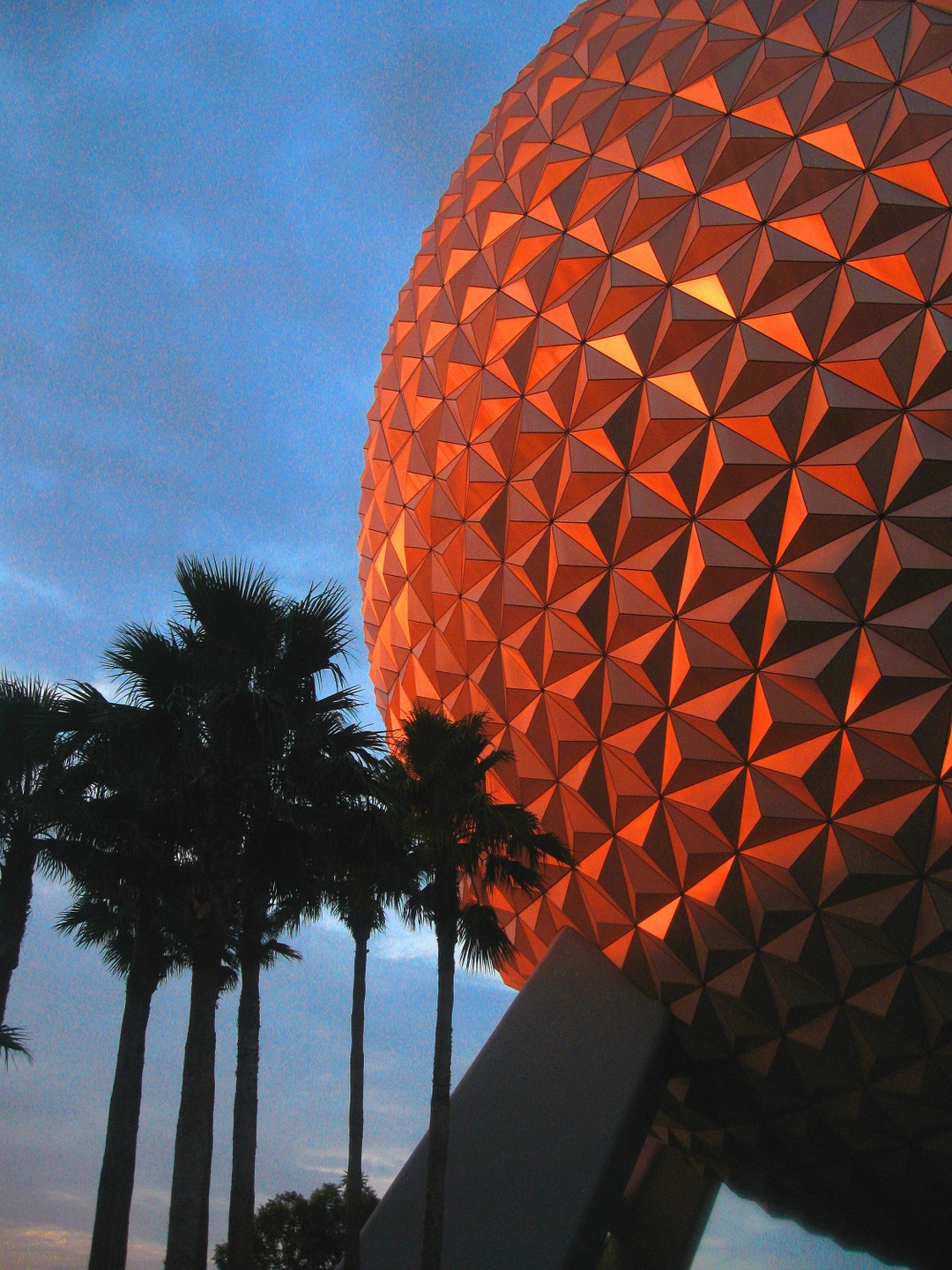 Disney Art Photo Print Decor Digital Photography Epcot Spaceship Earth ...