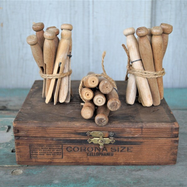 Vintage Clothespins - Etsy