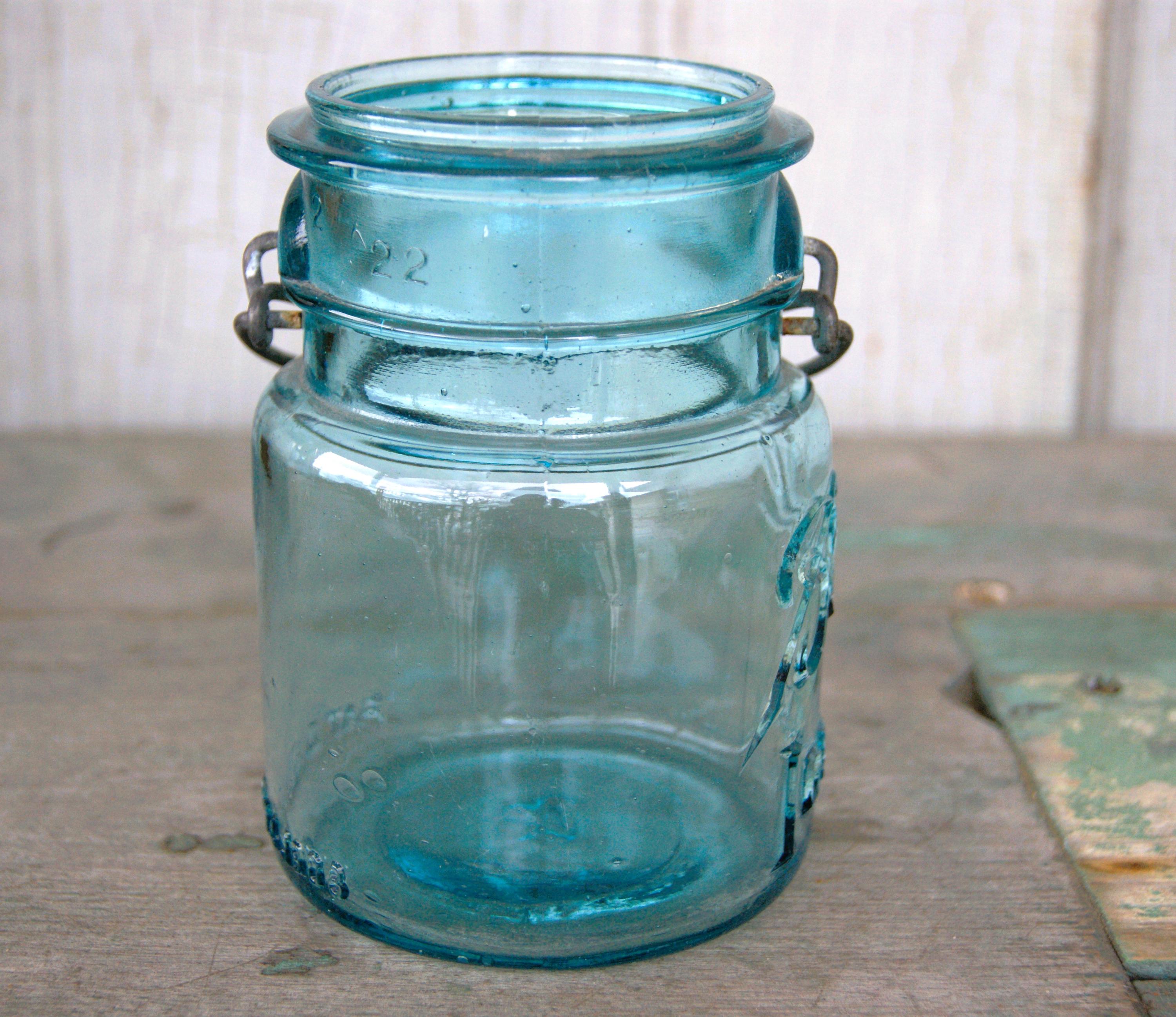 Ball Mason Jar With Bale Wire Closure - Etsy