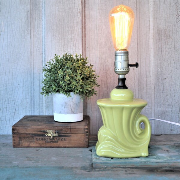 Chartreuse Lamp - Etsy