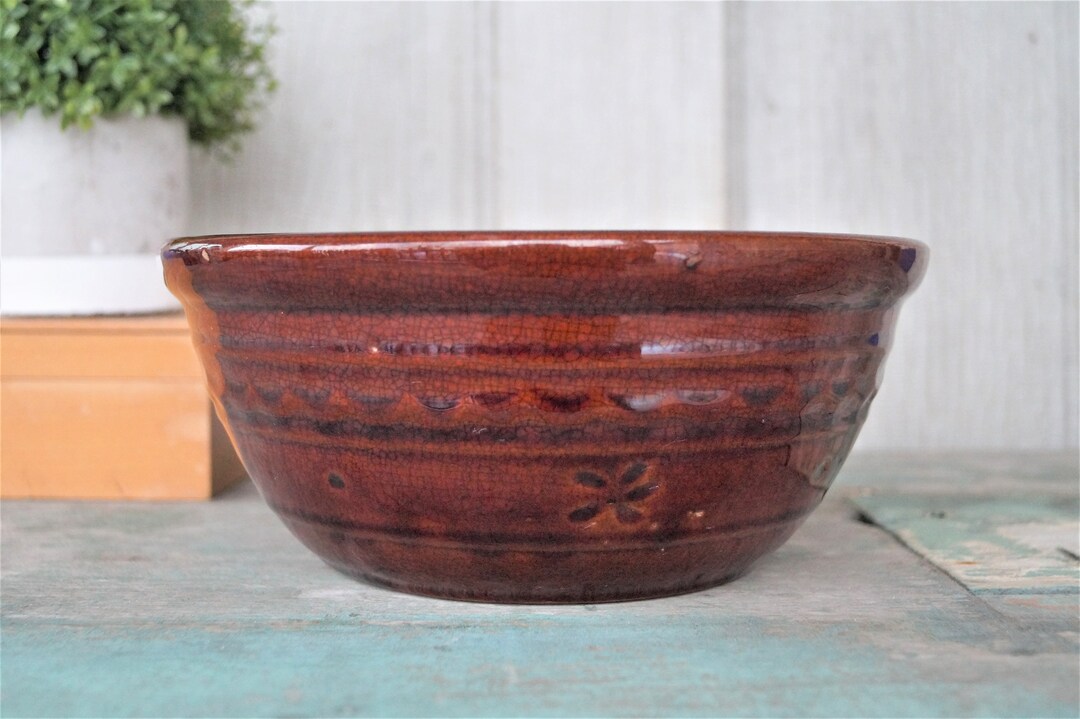 Marcrest Daisy Dot Stoneware Bowl - Etsy