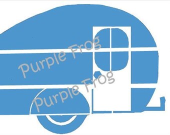 Trailer Stencil - Etsy