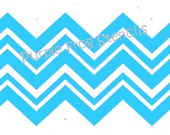 Zig Zag Stencil | Etsy