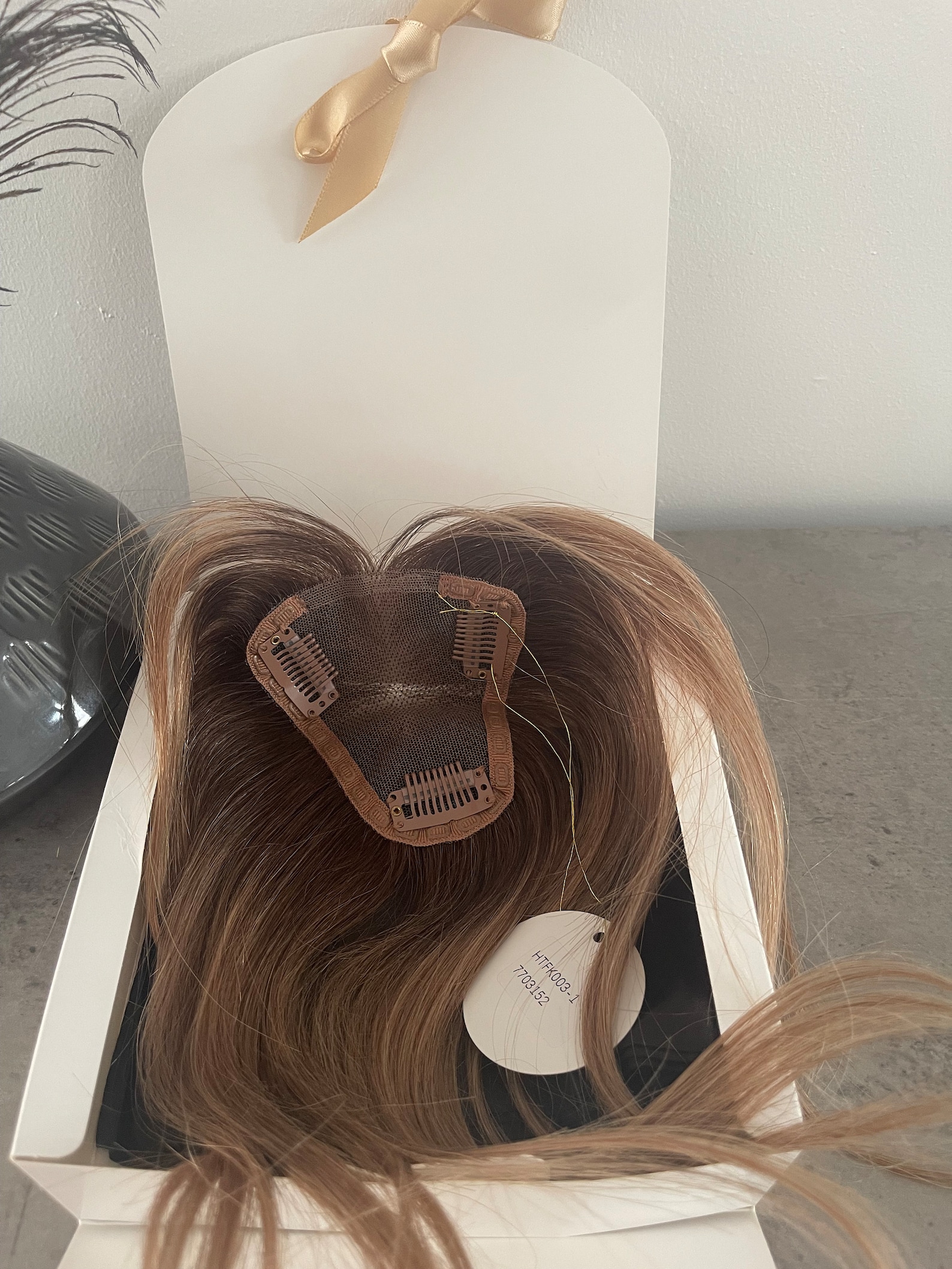 100% Remy Human Hair Topper Rooted Brown/light Brown. - Etsy