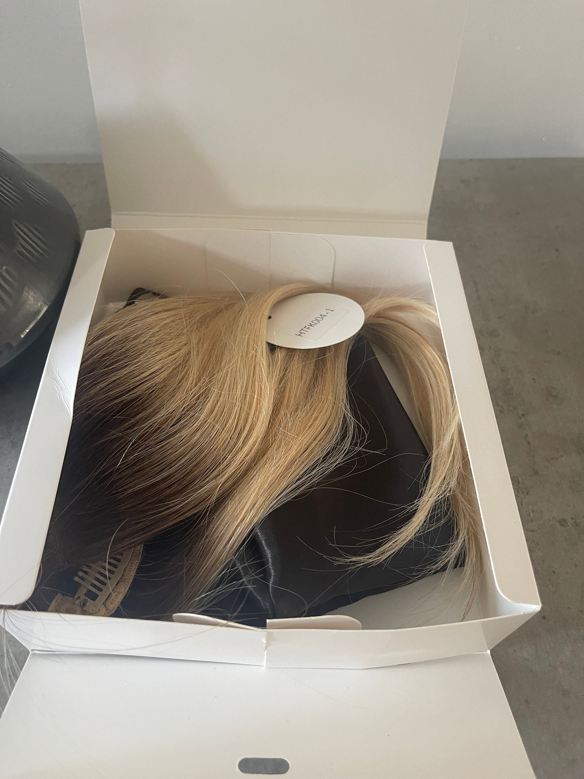 100 % Remy Human Hair Topper in Rooted Blonde 12 Inches. - Etsy