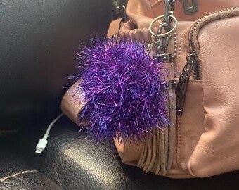 Tinsel Keychain - Etsy