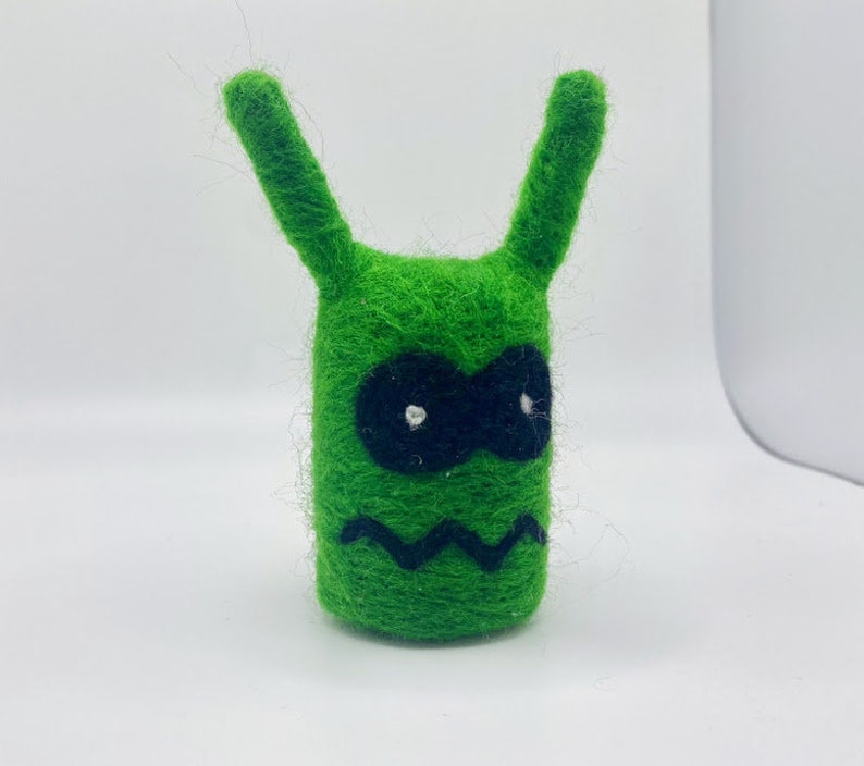 Handmade Needle Felt Alien Monsterscolorful Unique Toy for - Etsy