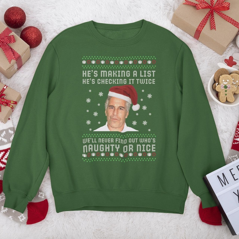 Jeffrey epstein sweater - Etsy Polska