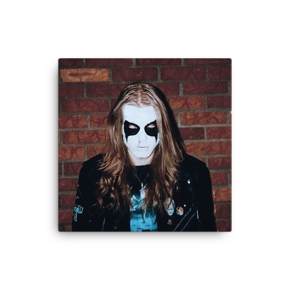 MUERTO de MAYHEM / Photo Canvas / Black Metal Corpse Paint | Etsy