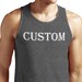 Custom Tank Top Custom Shirt Custom Shirts Custom Tank Tops Customized ...