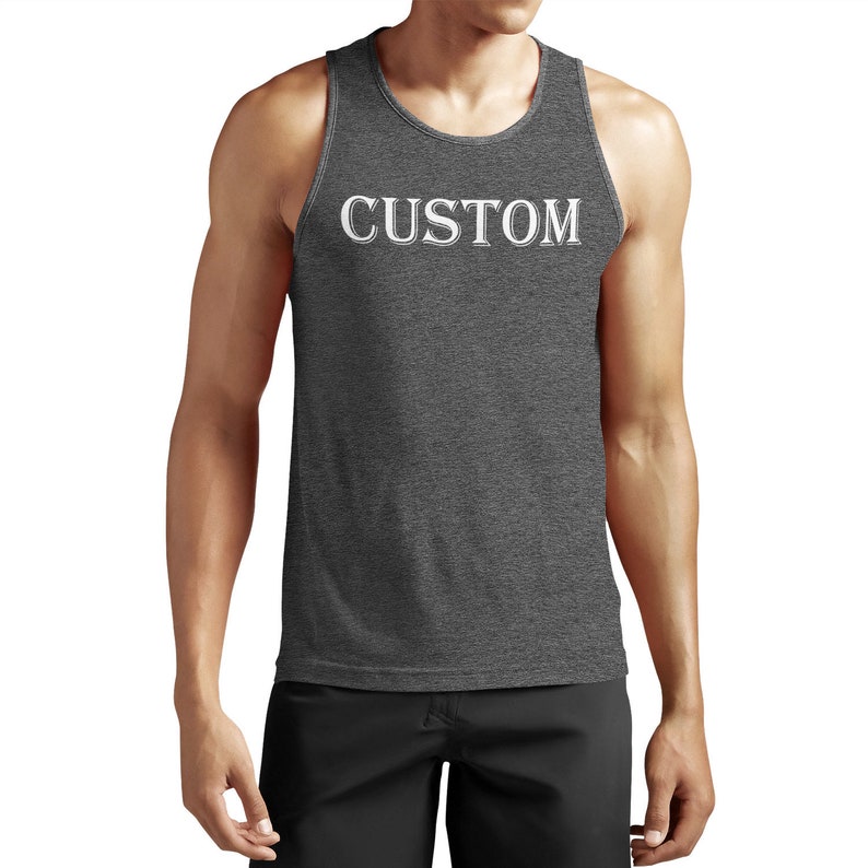 Custom Tank Top Custom Shirt Custom Shirts Custom Tank Tops | Etsy