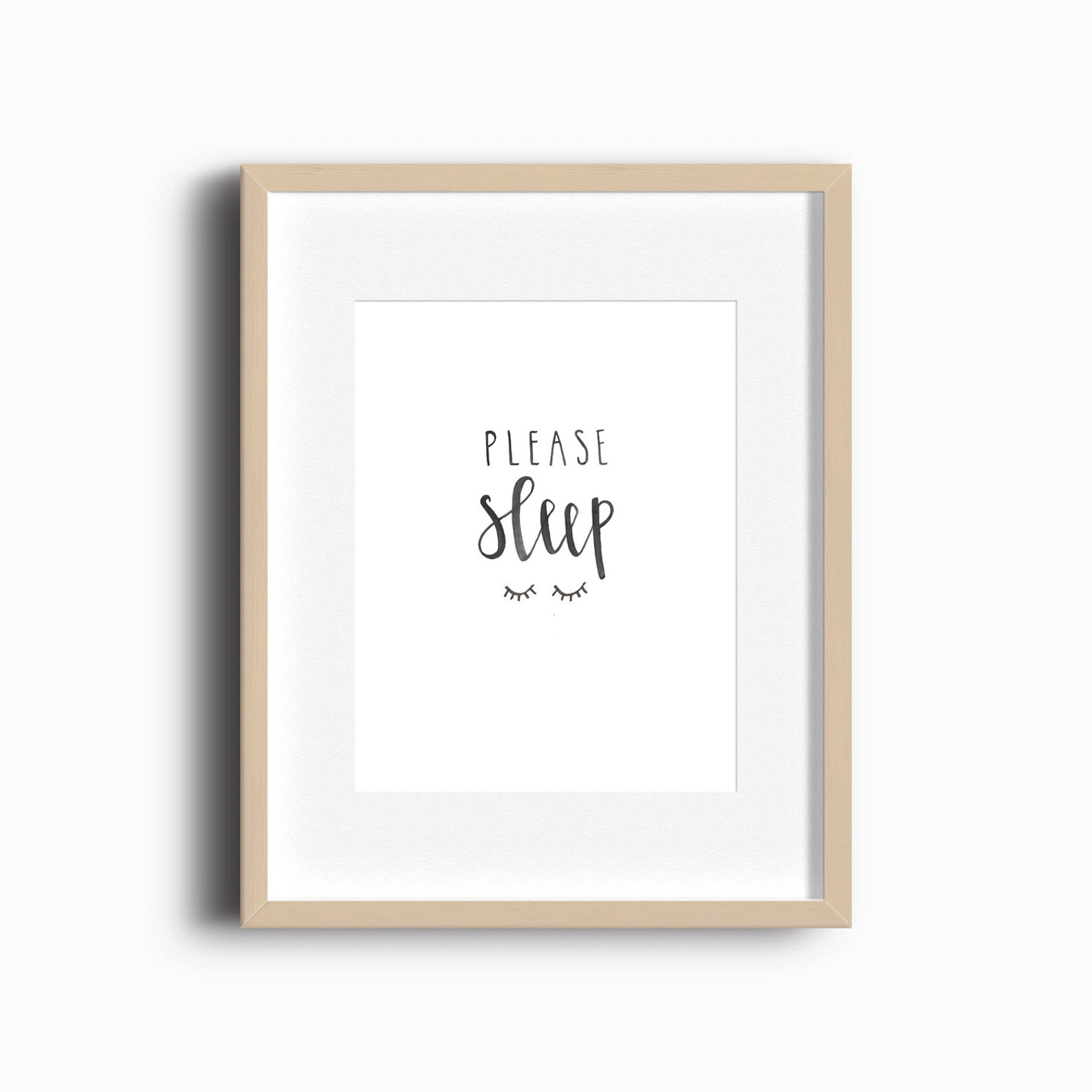 Please Sleep Cheeky Nursery Art Print Kids Gallery Wall - Etsy