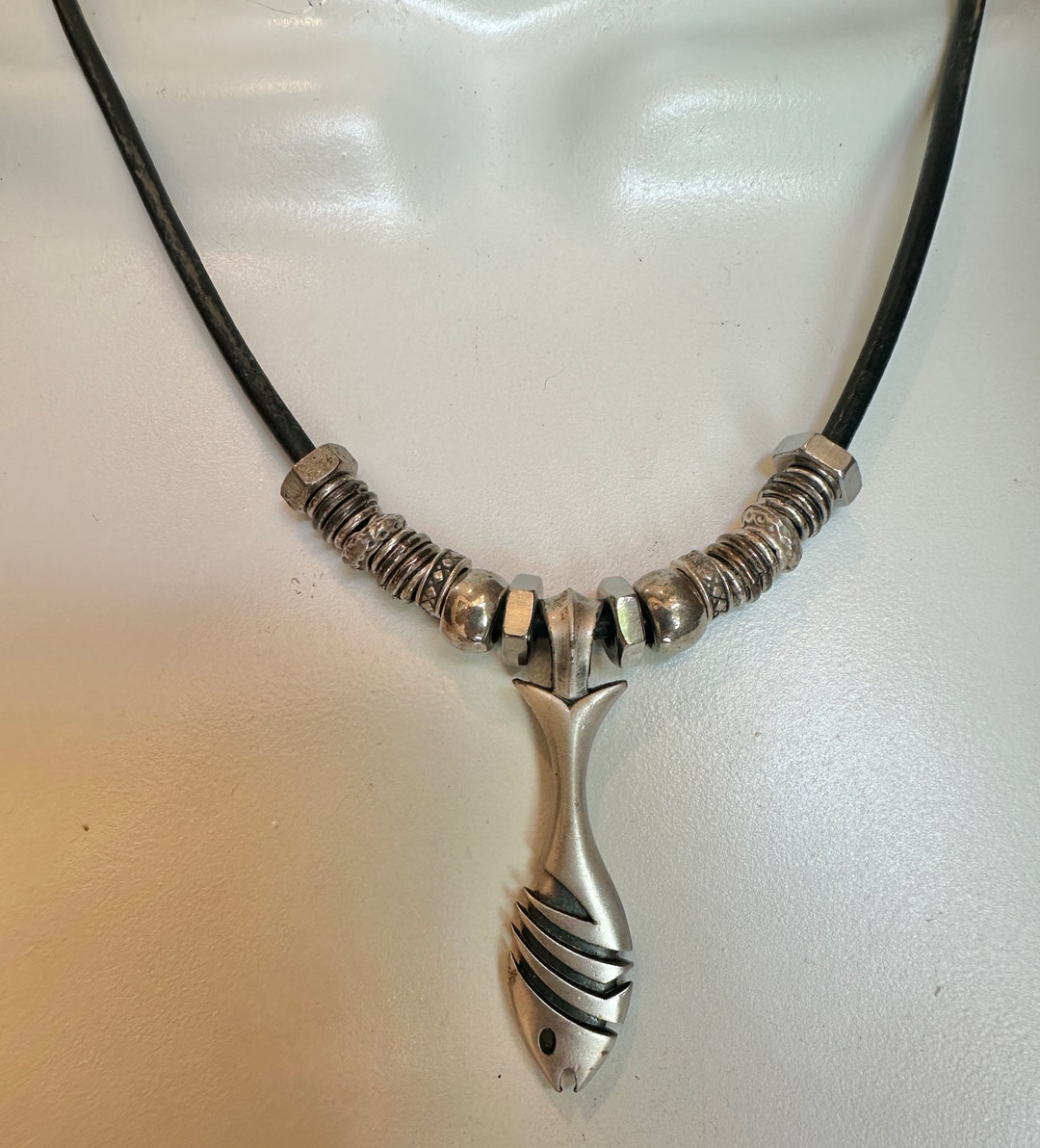 Fish Pewter Bico Australian Jewelry Industrial Steampunk Hex Nuts ...