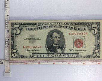 Red Seal Money | Etsy