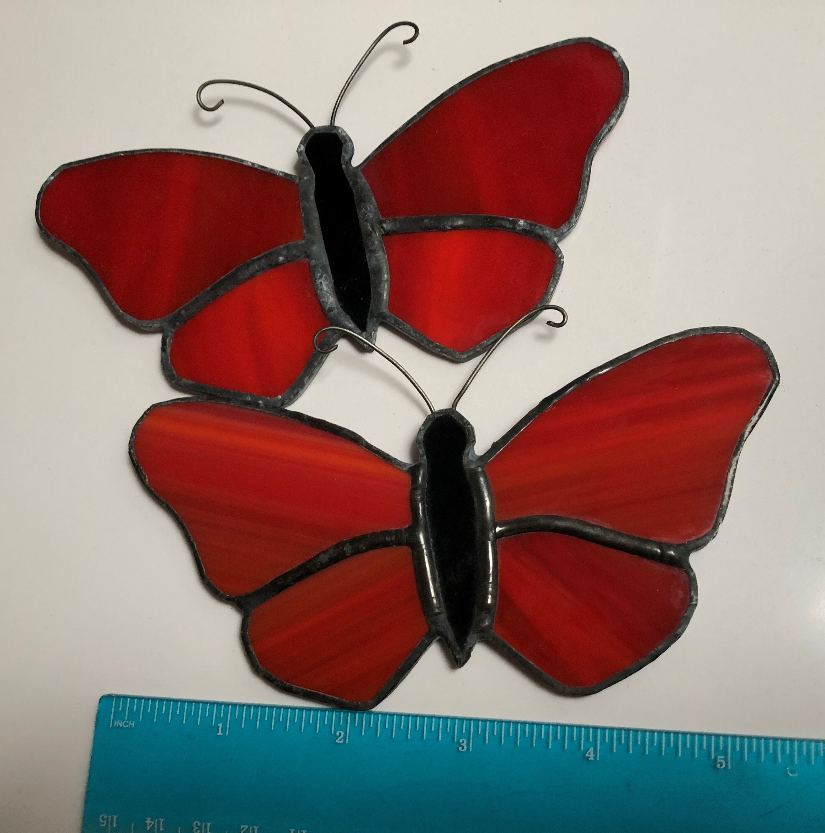 Petit papillon en vitrail de style Tiffany fait à la main - Etsy Canada